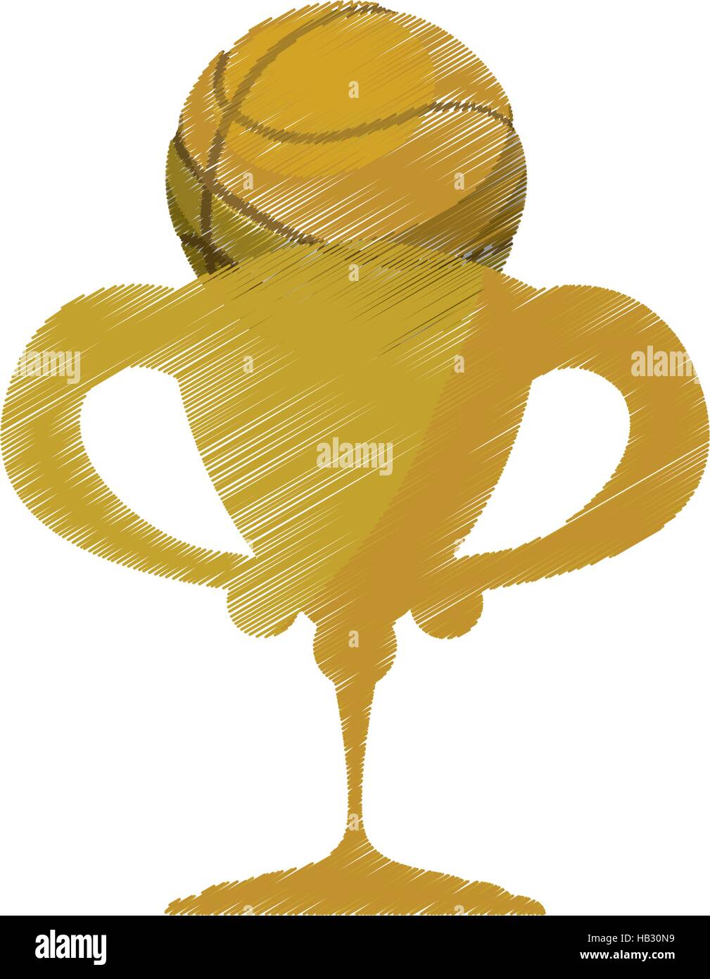 Basketball trophy cup icon image hi-res stock photography and images ...