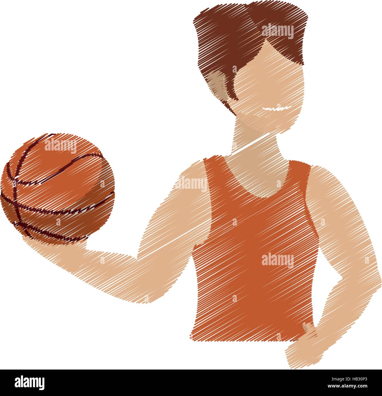 basketball player icon image vector illustration design Stock Vector ...