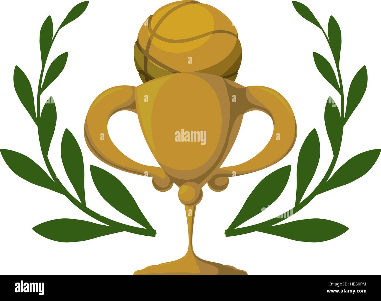 basketball trophy cup icon image vector illustration design Stock ...