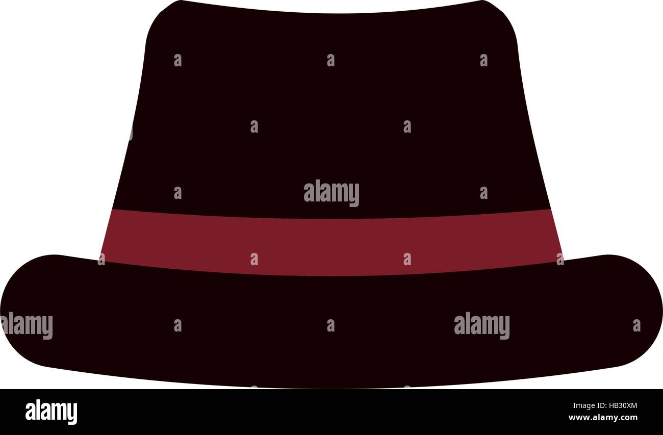 hat accessory icon over white background. colorful design. vector ...