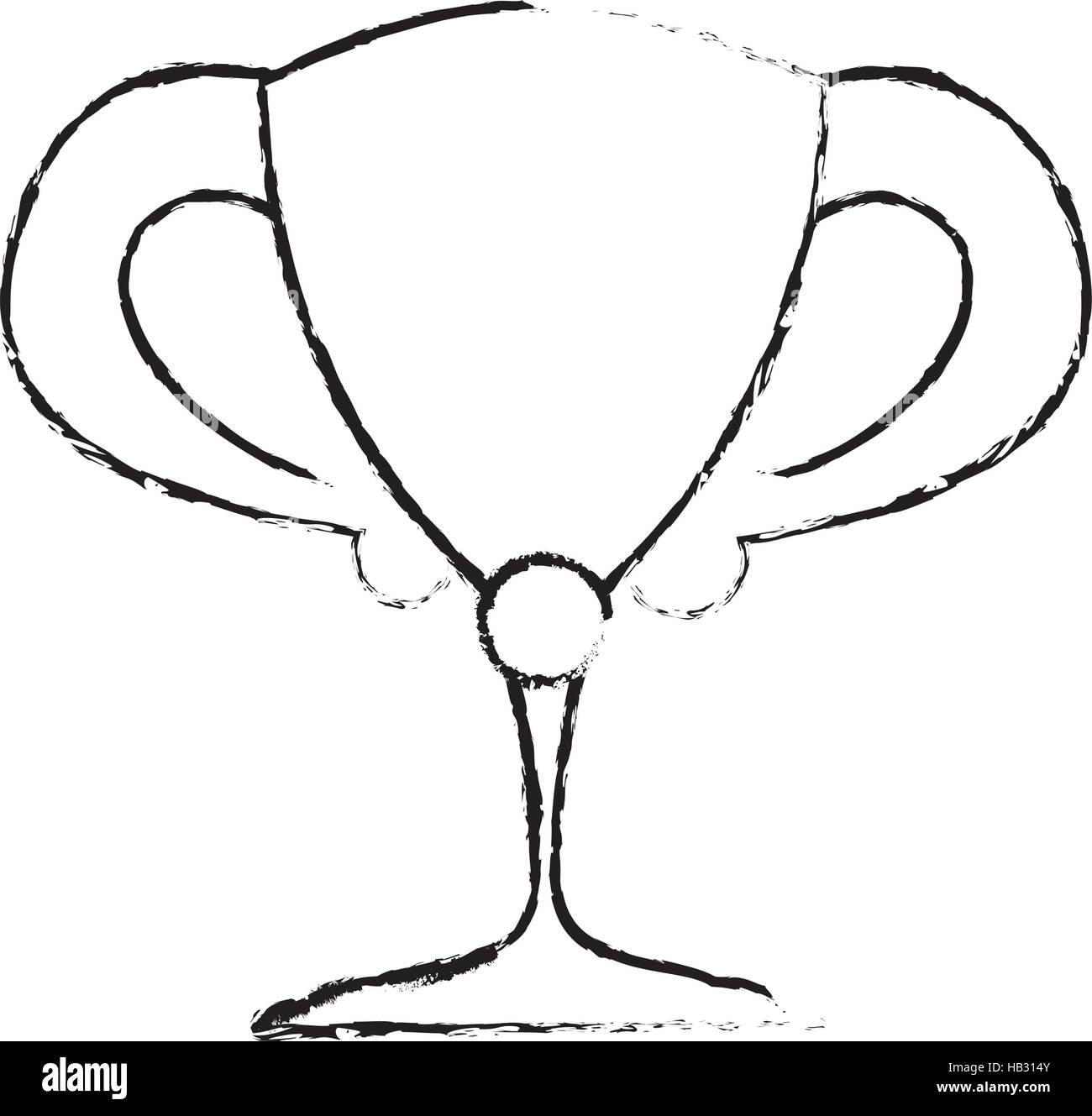 trophy icon over white background. vector illustration Stock Vector ...