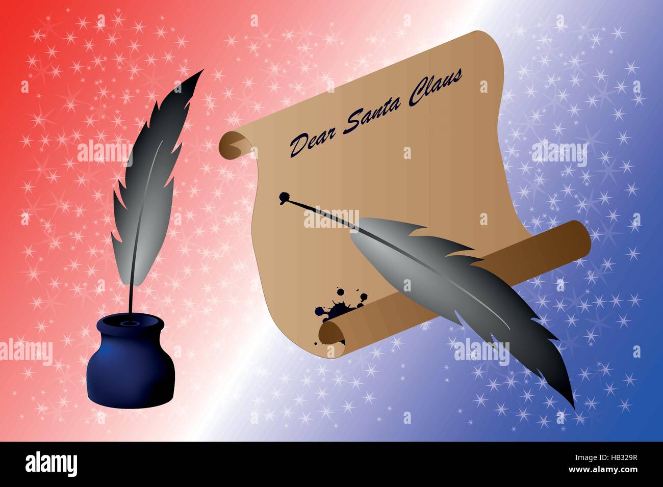 letter for Santa Claus , Dear Santa Claus Stock Vector Image & Art - Alamy