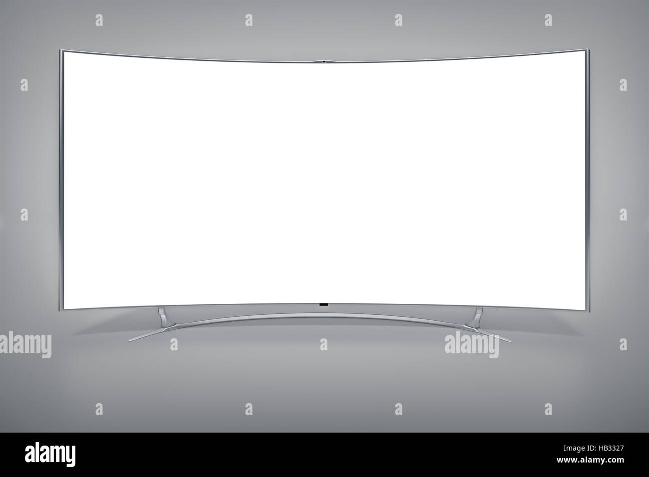 curved widescreen television Stock Photo - Alamy