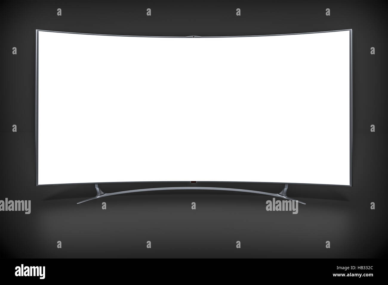 curved widescreen television Stock Photo - Alamy