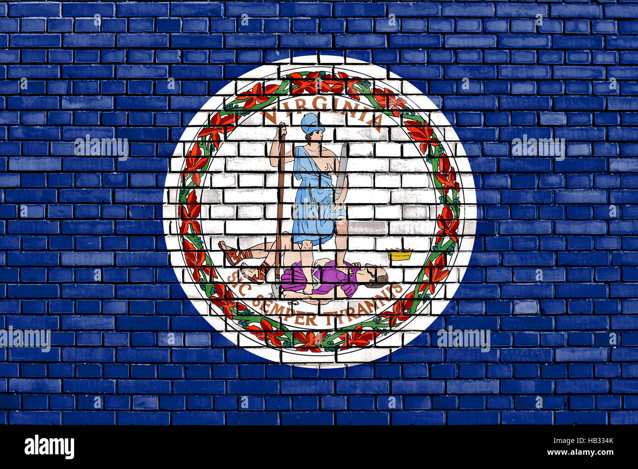 Virginia state border hi-res stock photography and images - Alamy