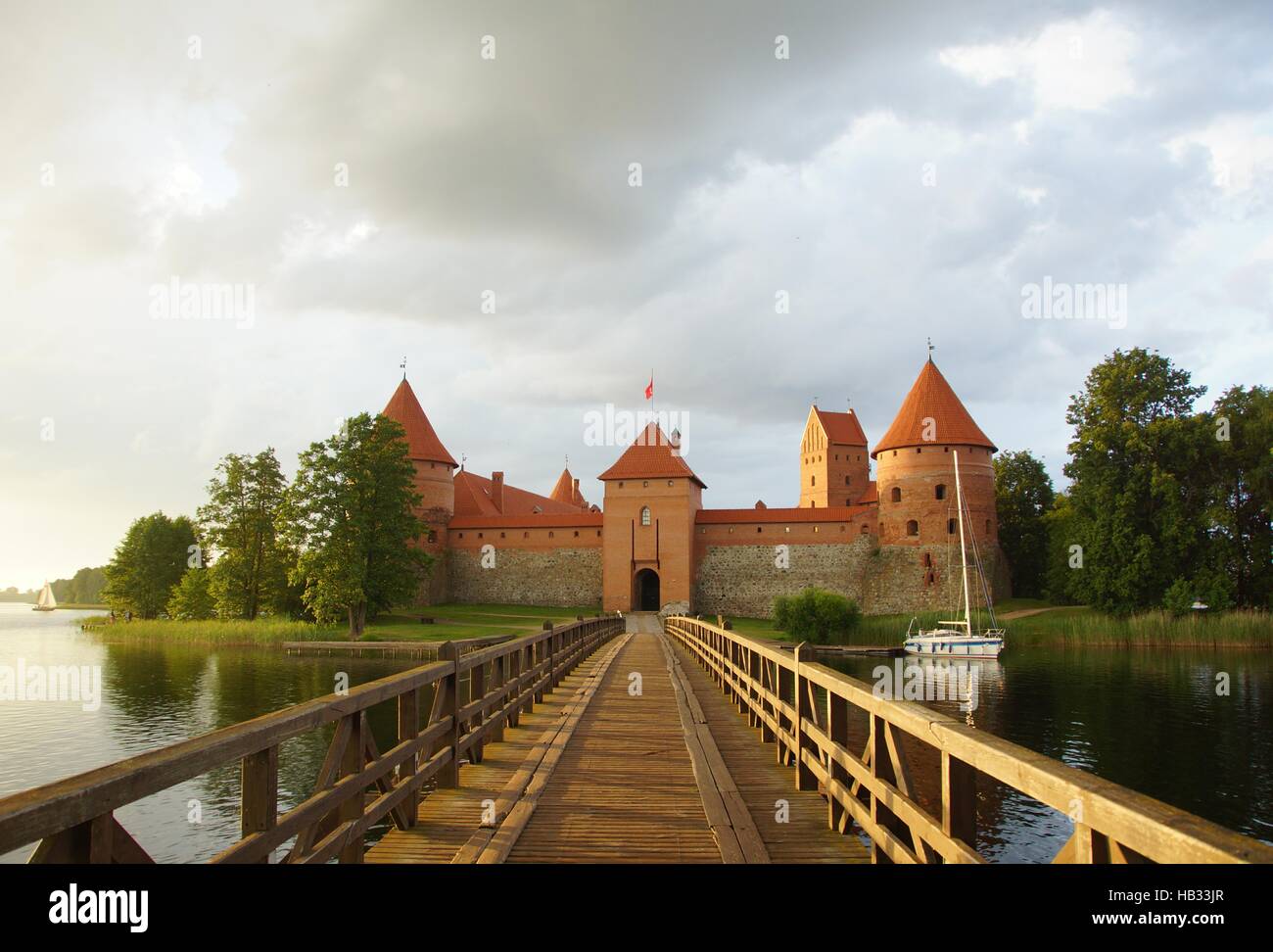 Trakai bridge hi-res stock photography and images - Alamy