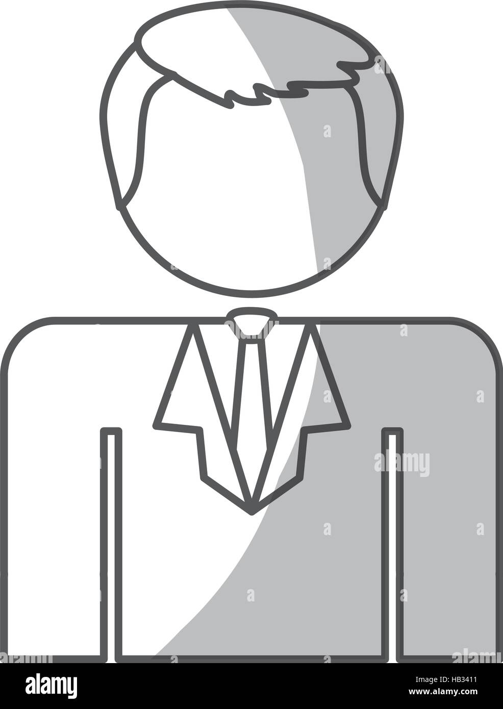 man wearing suit and tie2we over white background. pictogram design ...
