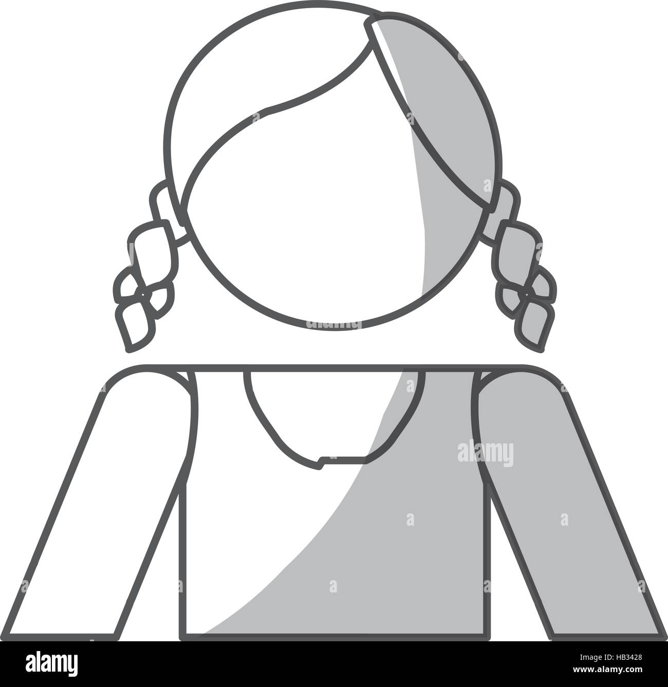 woman icon over white background. pictogram design. vector illustration ...