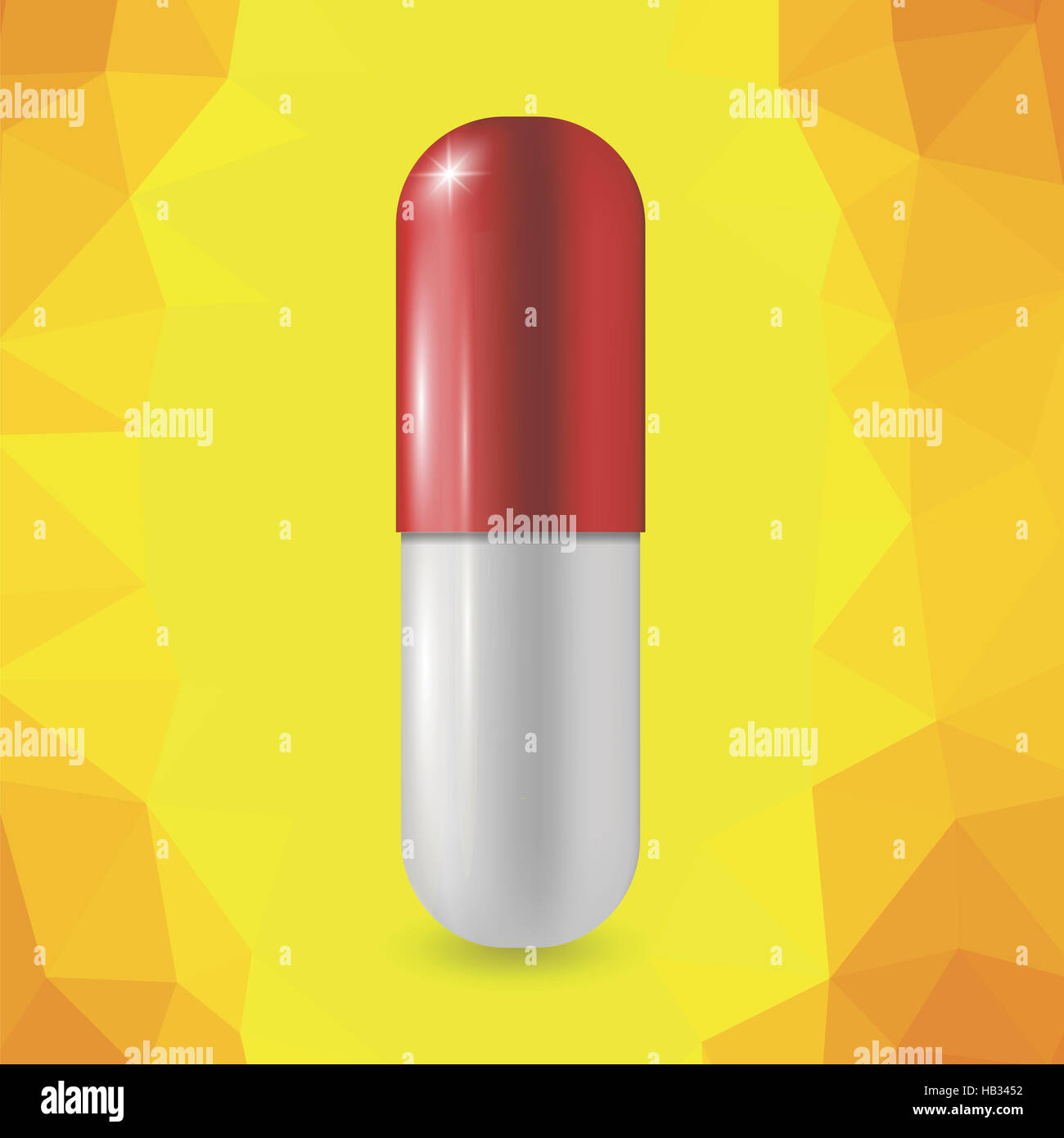 Red Pill Isolated Stock Photo - Alamy