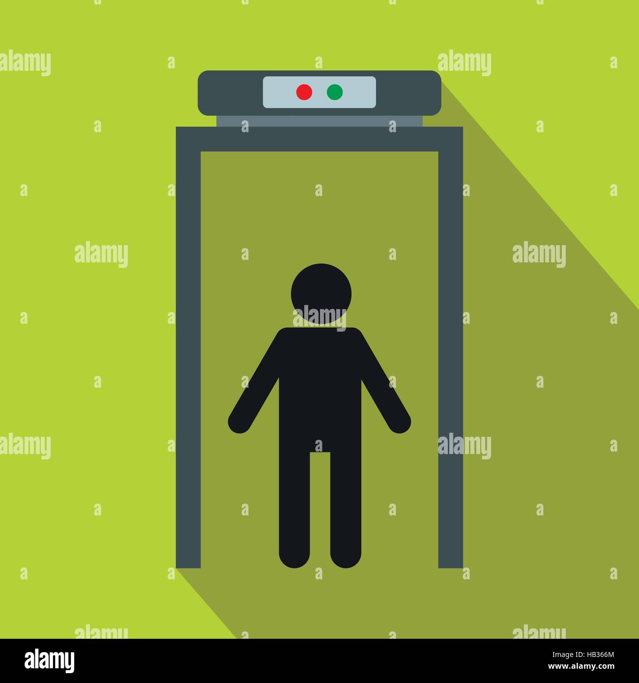 Protection metal detector icon Stock Vector Images - Alamy