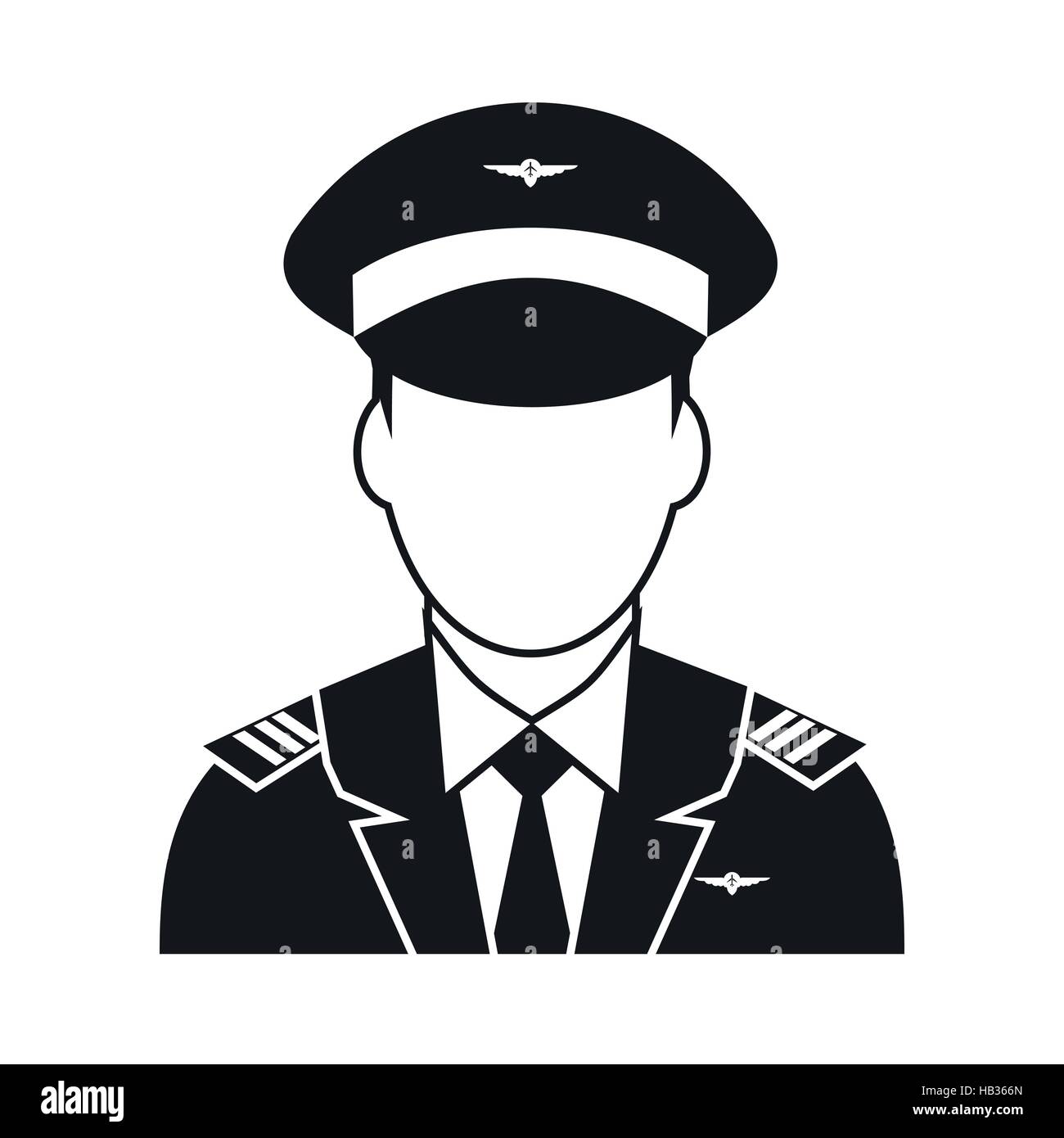 Captain of the aircraft icon Stock Vector Image & Art - Alamy