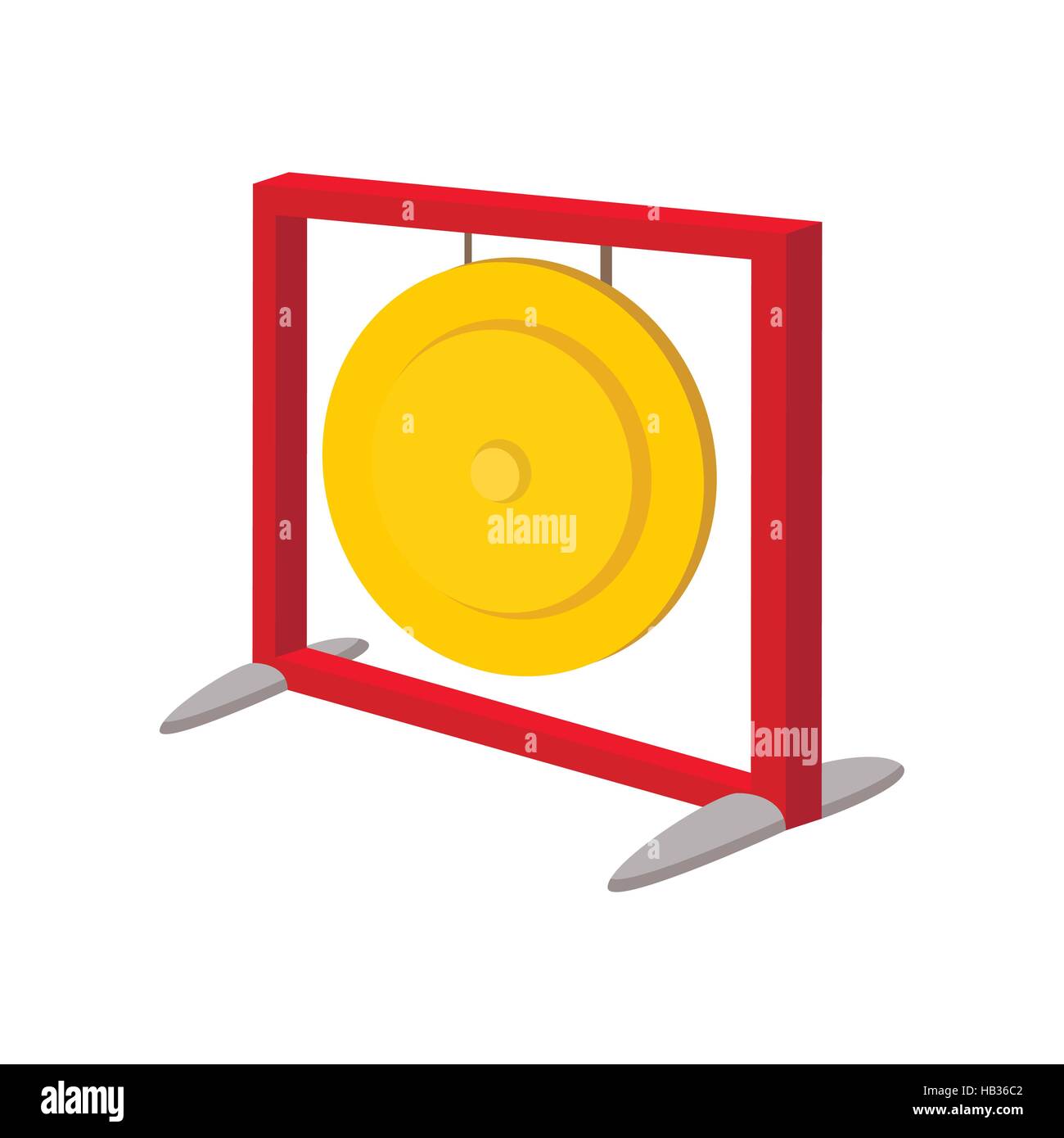 Gong cartoon icon Stock Vector Image & Art - Alamy