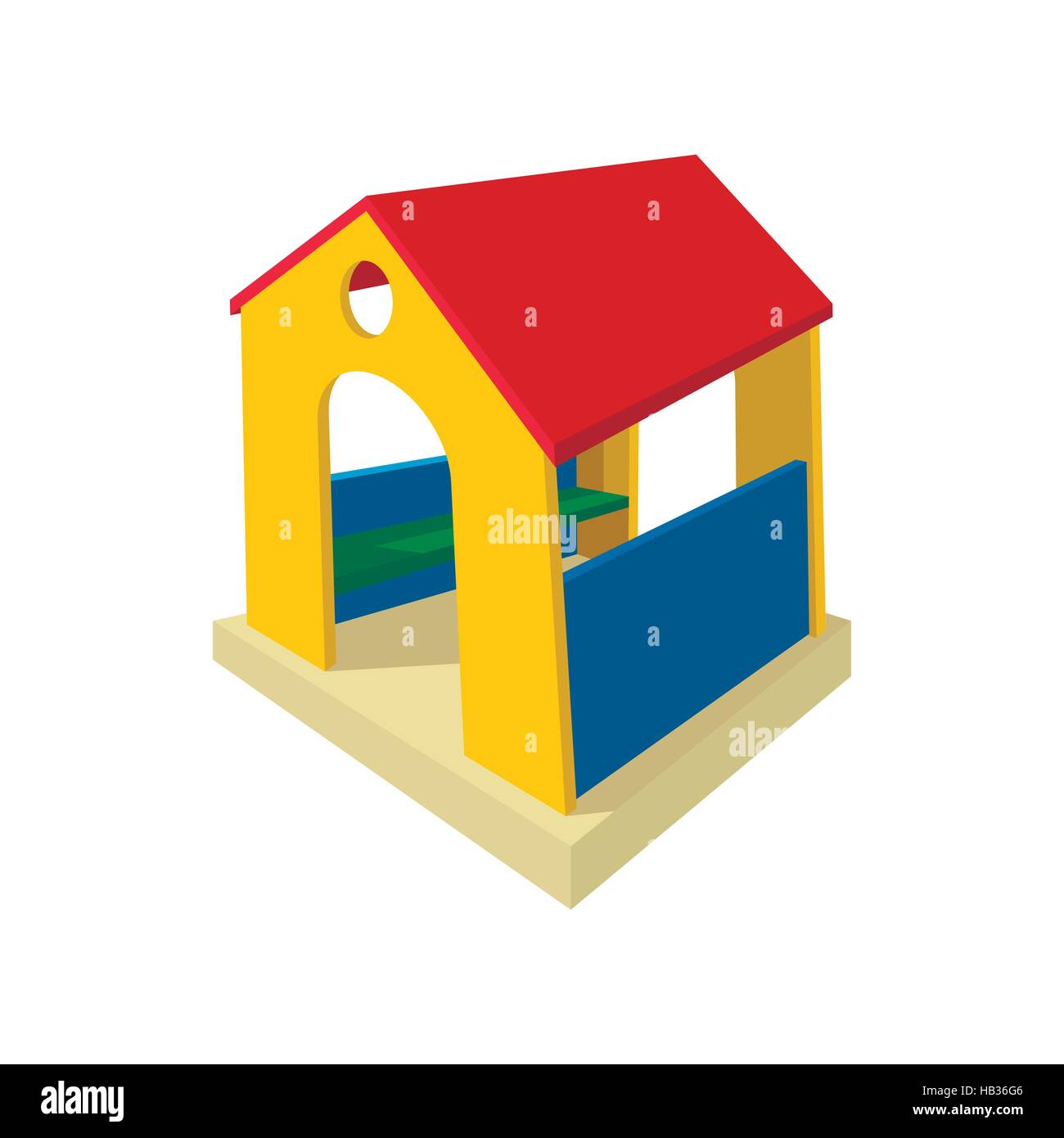 Toy house cartoon icon Stock Vector Image & Art - Alamy