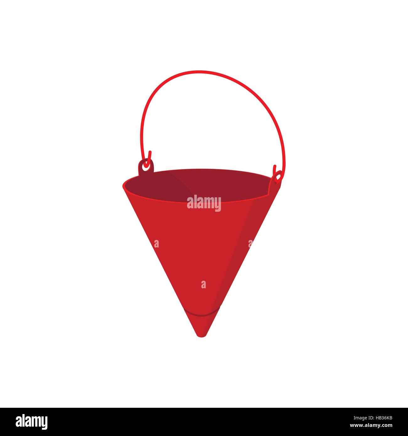 Fire bucket cartoon icon Stock Vector Image & Art - Alamy
