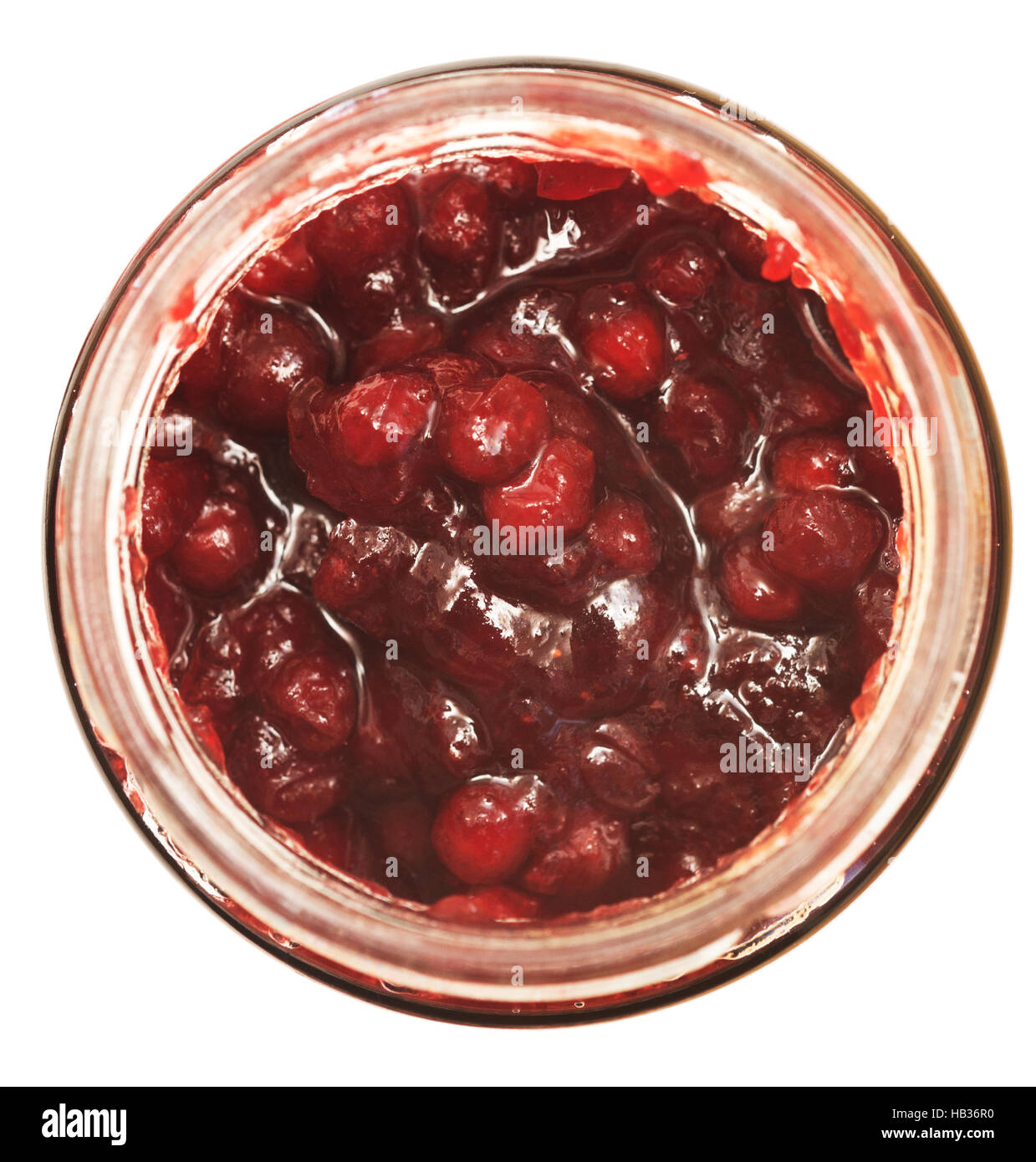 red berries jam Stock Photo - Alamy