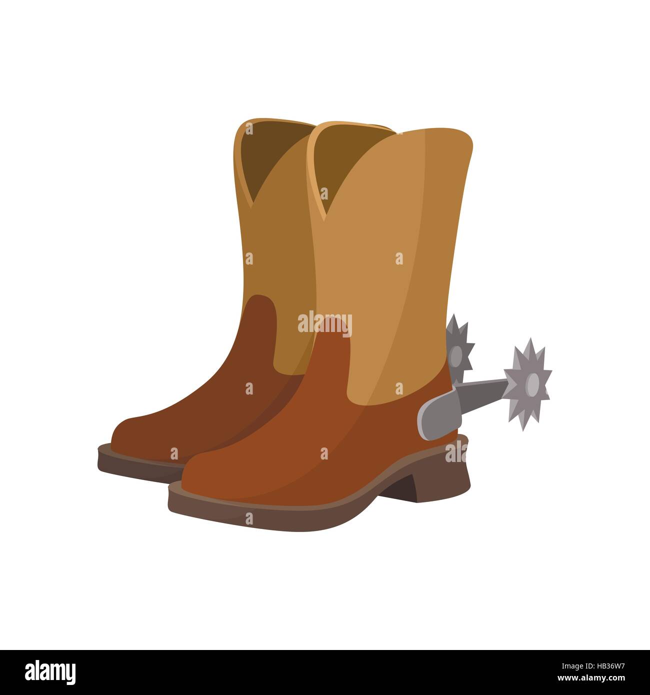 Cowboy boot cartoon icon Stock Vector Image & Art - Alamy