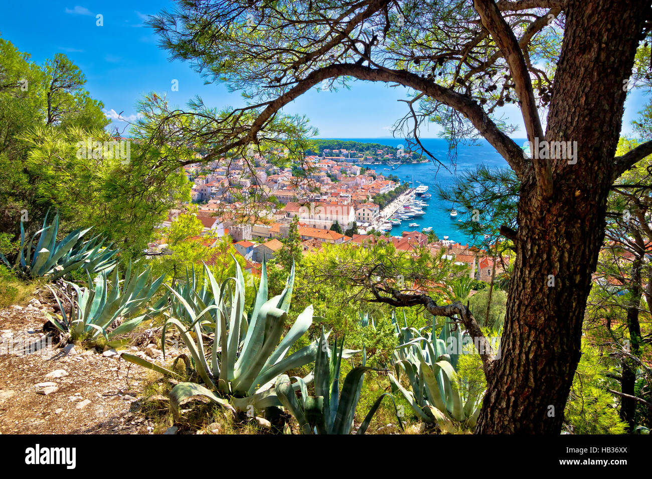 From stone town roof hi-res stock photography and images - Alamy