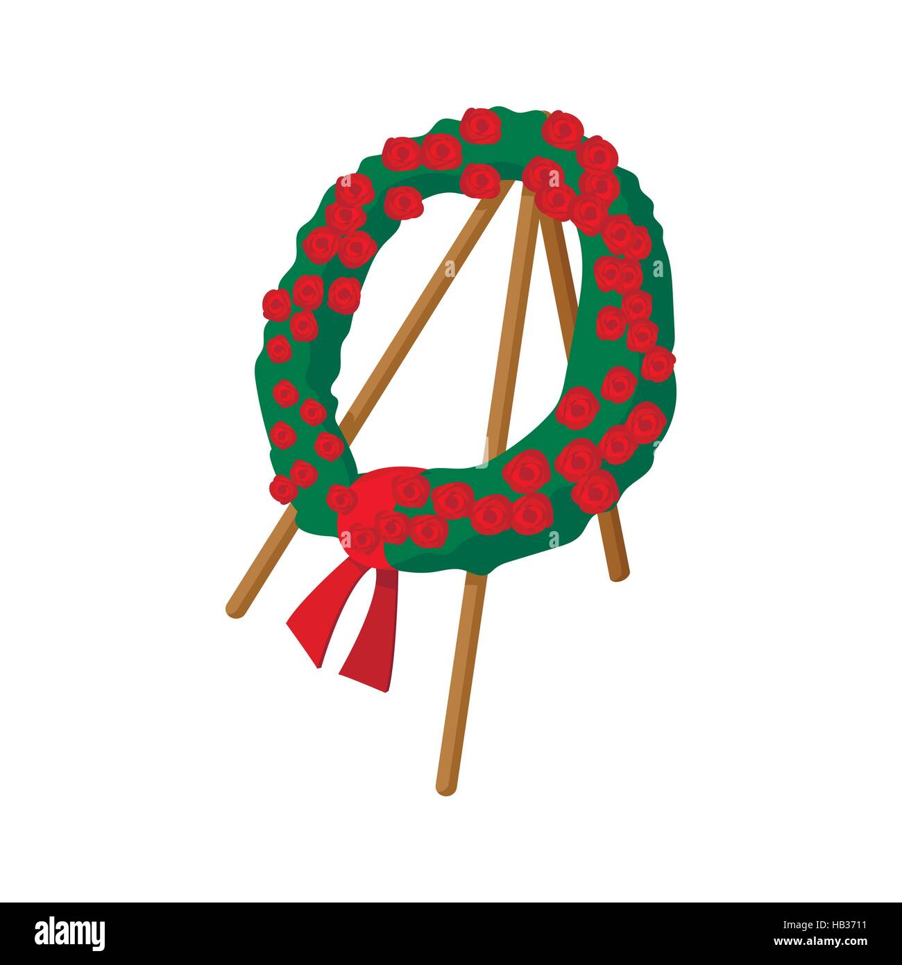 Remembrance memorial wreath Cut Out Stock Images & Pictures - Alamy