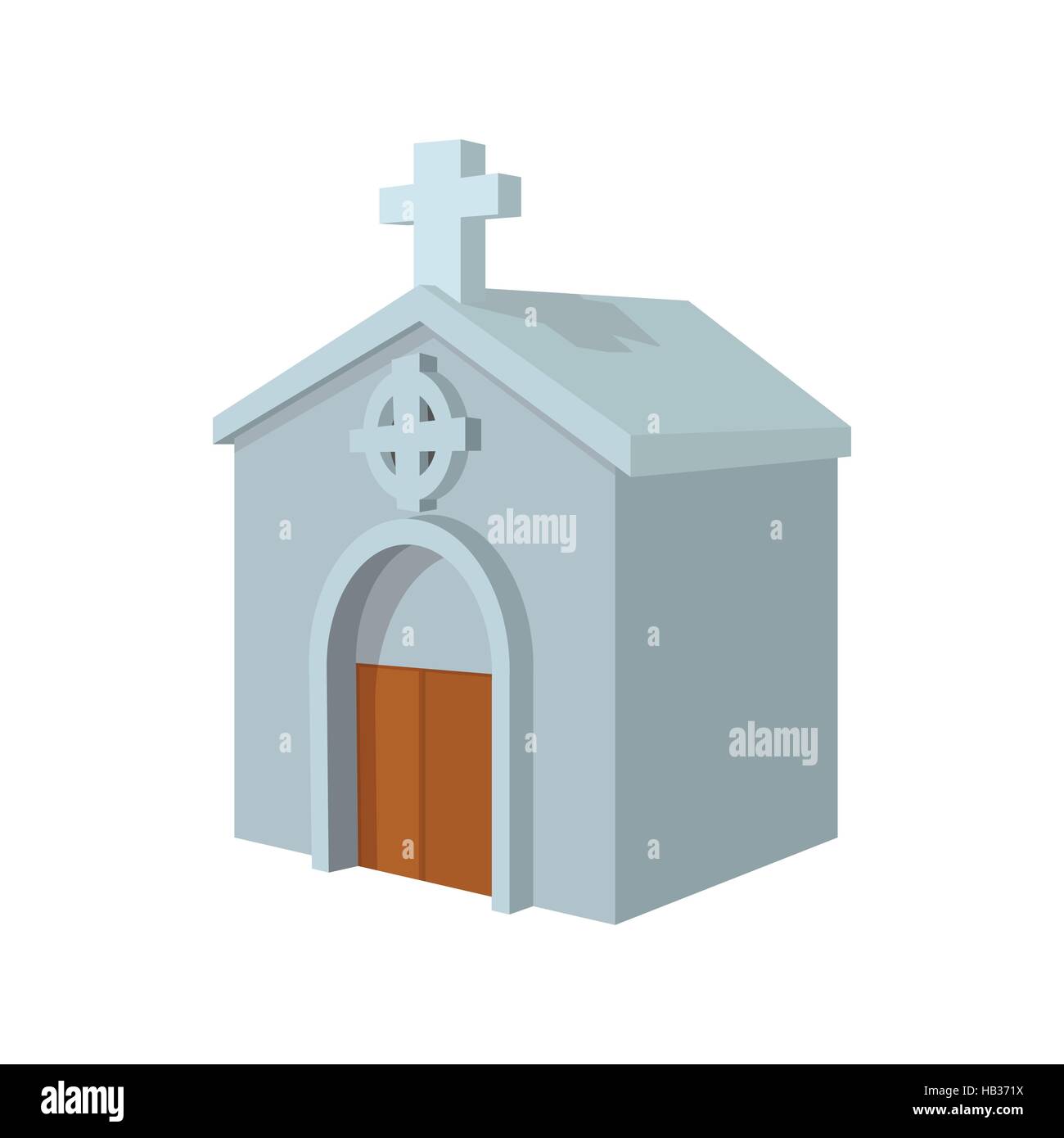 Crypt in cemetery cartoon icon Stock Vector Image & Art - Alamy
