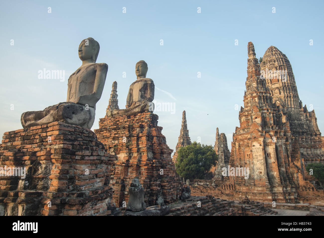 ASIA THAILAND AYUTHAYA WAT CHAI WATTHANARAM Stock Photo - Alamy