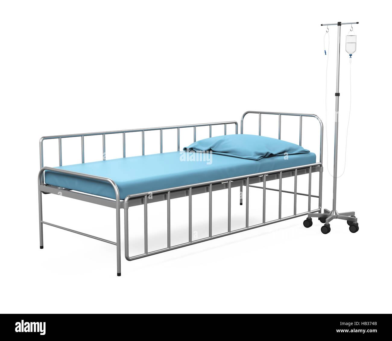 Hospital Bed Isolated Stock Photo - Alamy