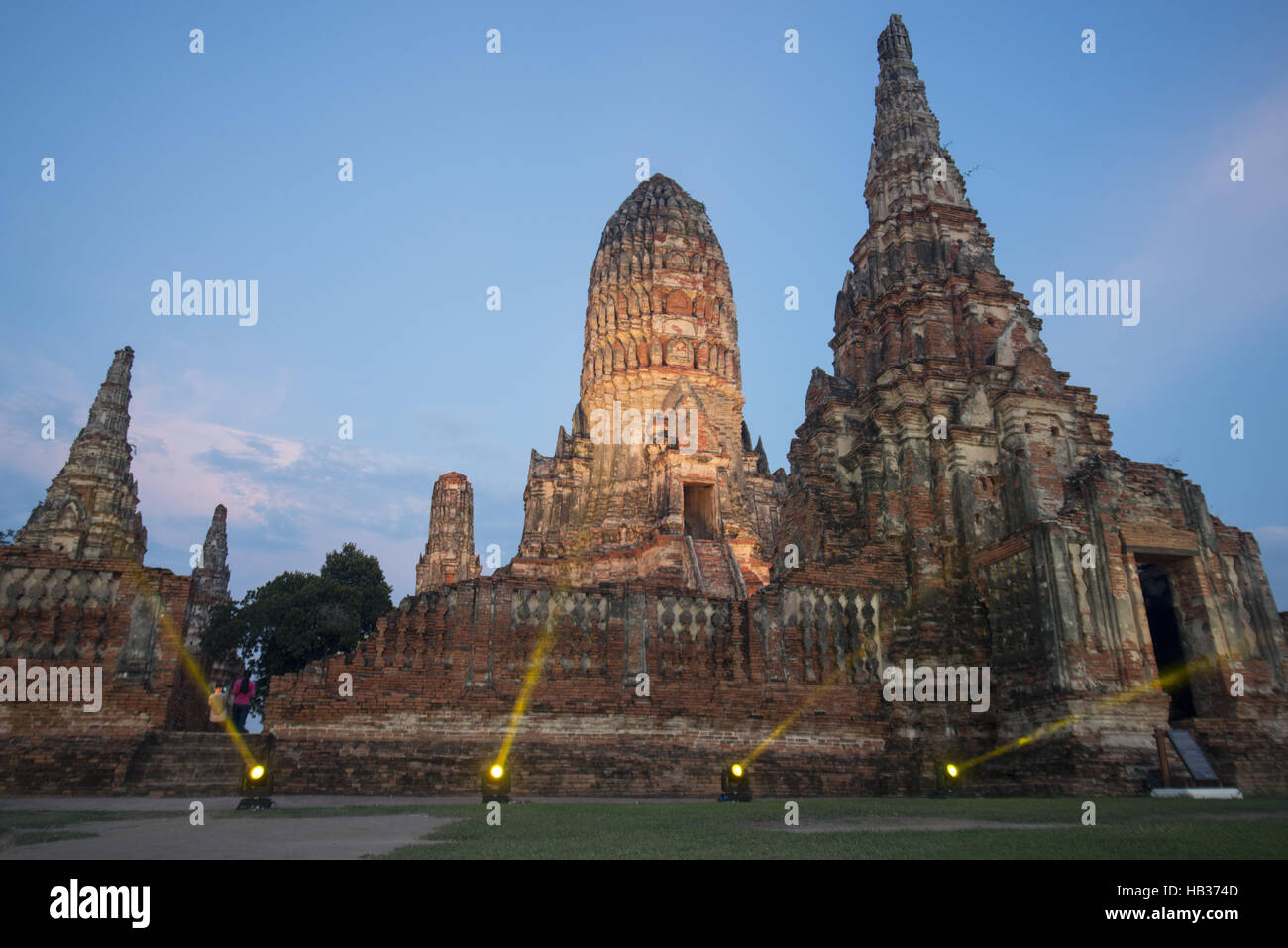 ASIA THAILAND AYUTHAYA WAT CHAI WATTHANARAM Stock Photo - Alamy