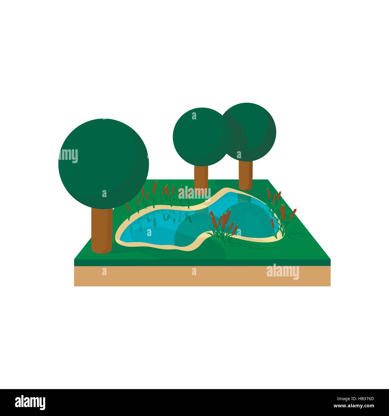 Tree trunk in river Cut Out Stock Images & Pictures - Alamy