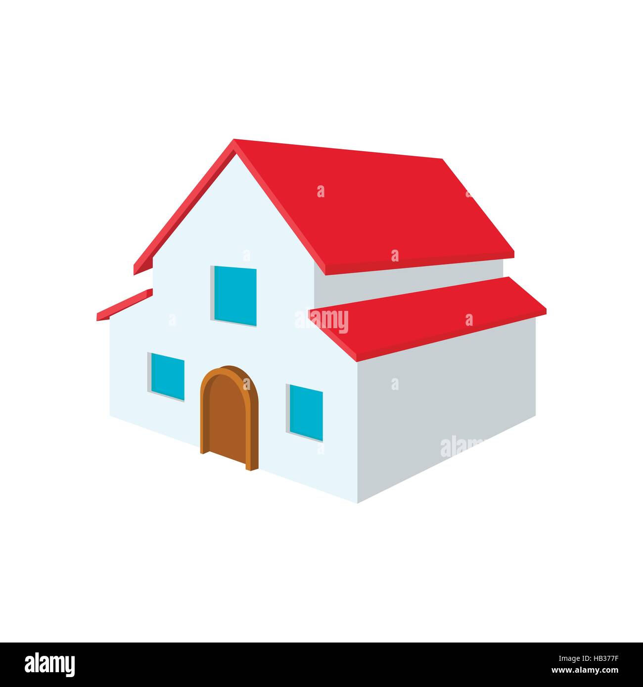 Two storey house icon icon cartoon hi-res stock photography and images ...