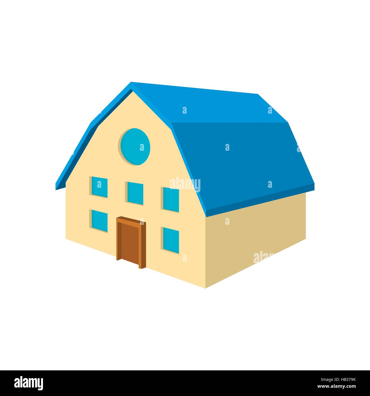 Two storey house icon icon cartoon hi-res stock photography and images ...