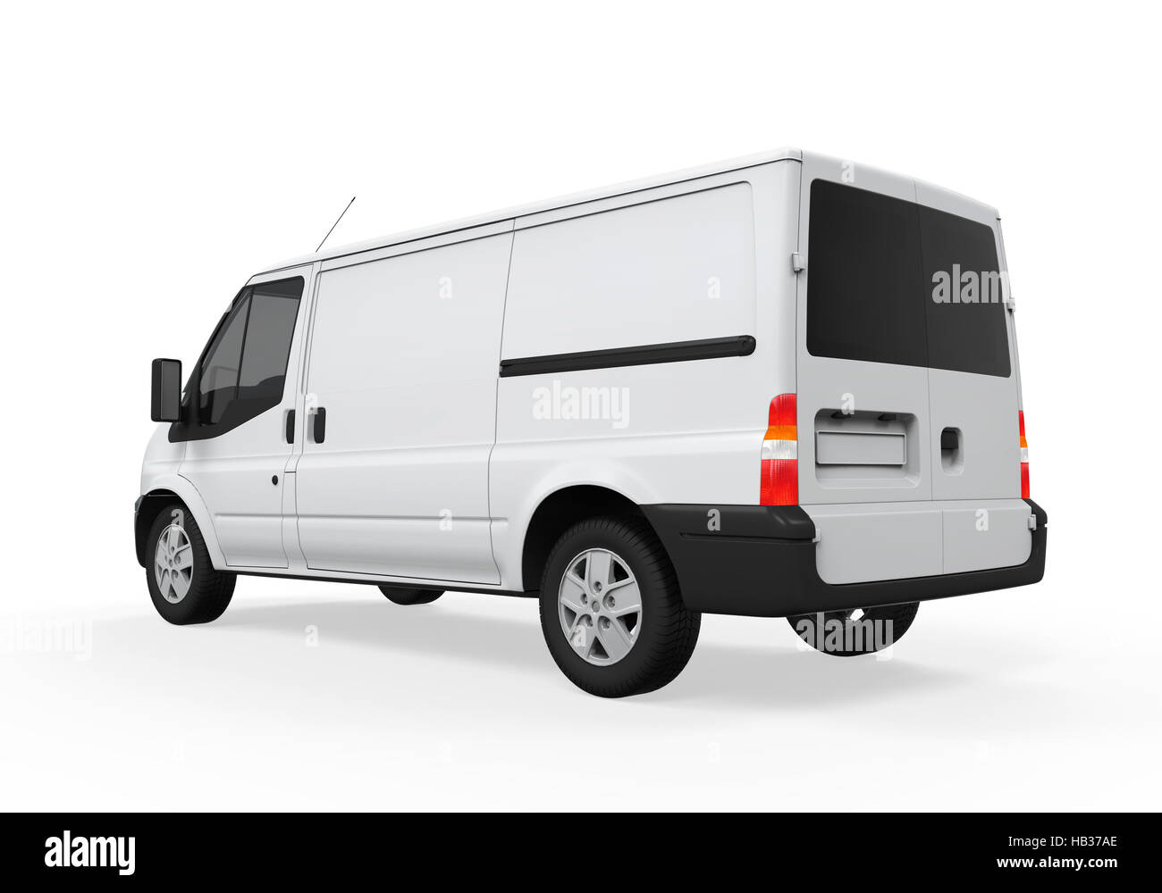Delivery Van Isolated Stock Photo - Alamy