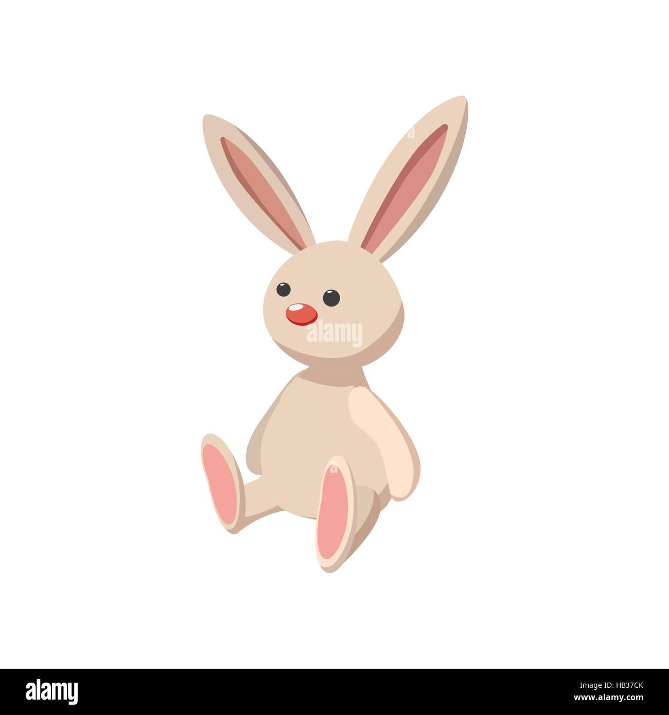 Rabbit toy cartoon icon Stock Vector Image & Art - Alamy