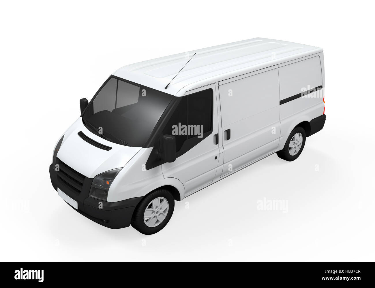 Delivery Van Isolated Stock Photo - Alamy
