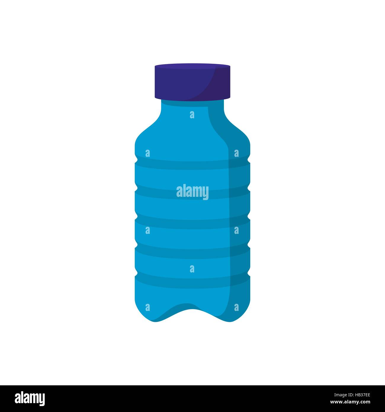 Blue plastic bottle cartoon icon Stock Vector Image & Art - Alamy