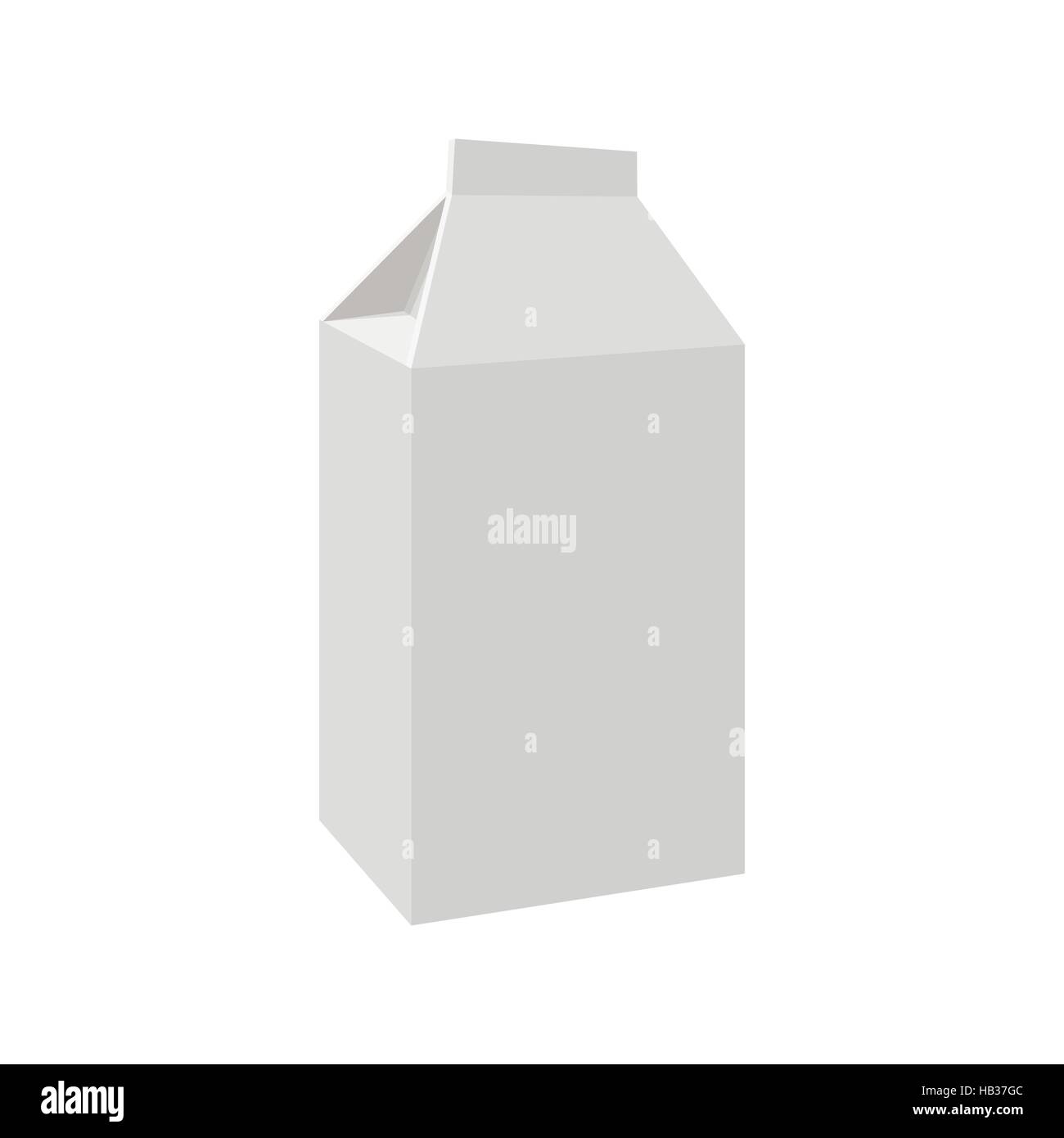 Milk or juice carton package cartoon icon Stock Vector Image & Art - Alamy