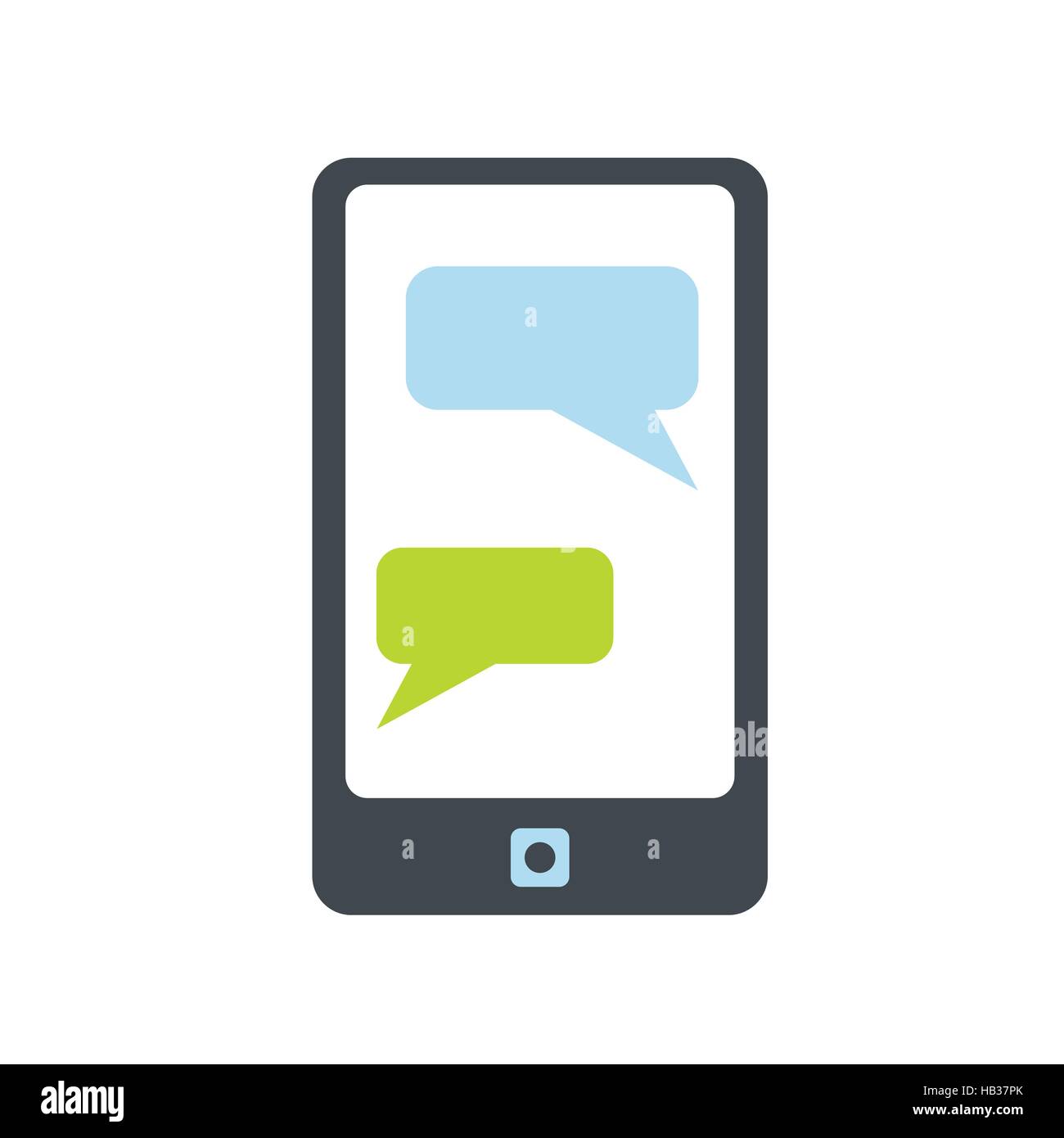 Messages on a phone icon Stock Vector Image & Art - Alamy