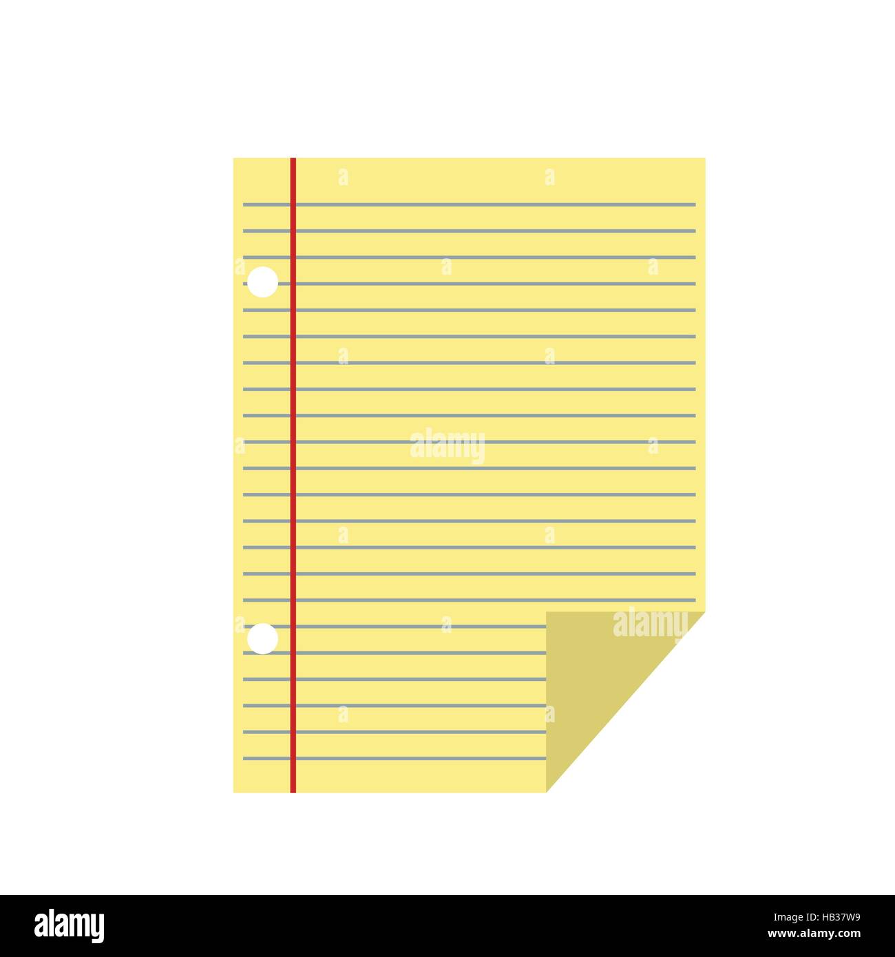 Lined paper of notebook icon Stock Vector Image & Art - Alamy