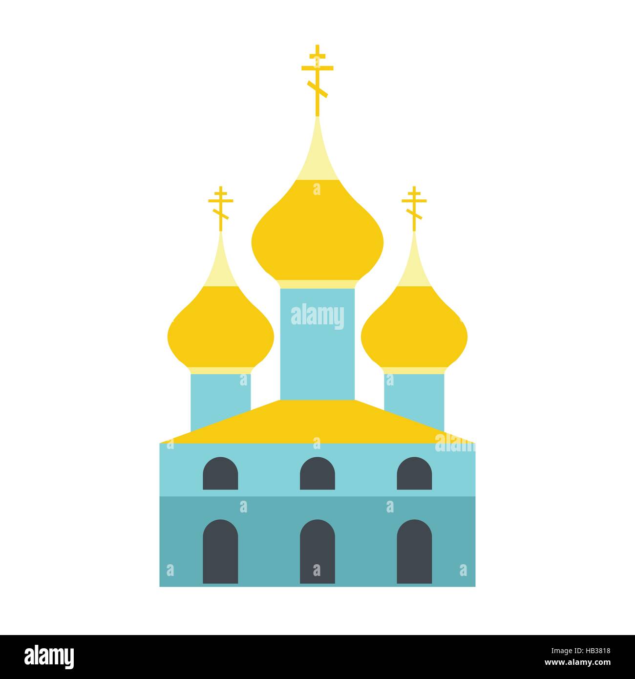 Beautiful russian church Stock Vector Images - Alamy