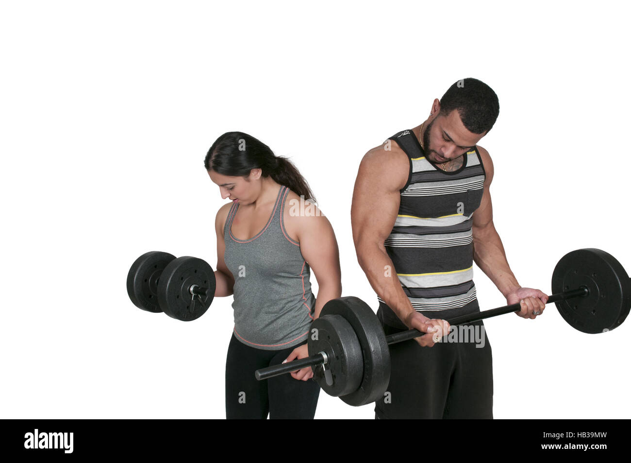 Ethnic fitness trainer hi-res stock photography and images - Alamy