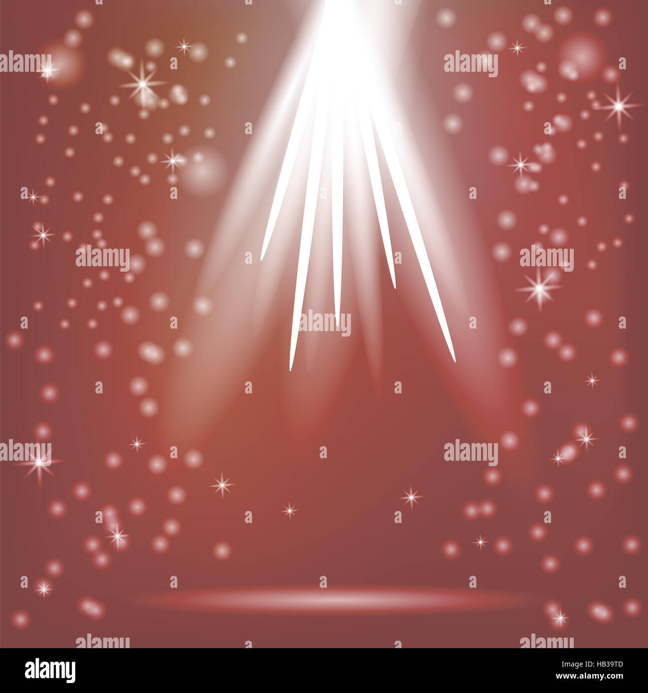 Red Rays of Magic Lights Stock Photo - Alamy
