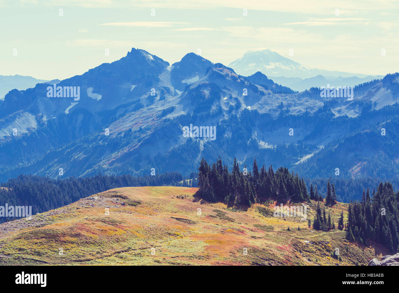 Mt Adams Sunset Stock Photos & Mt Adams Sunset Stock Images - Alamy