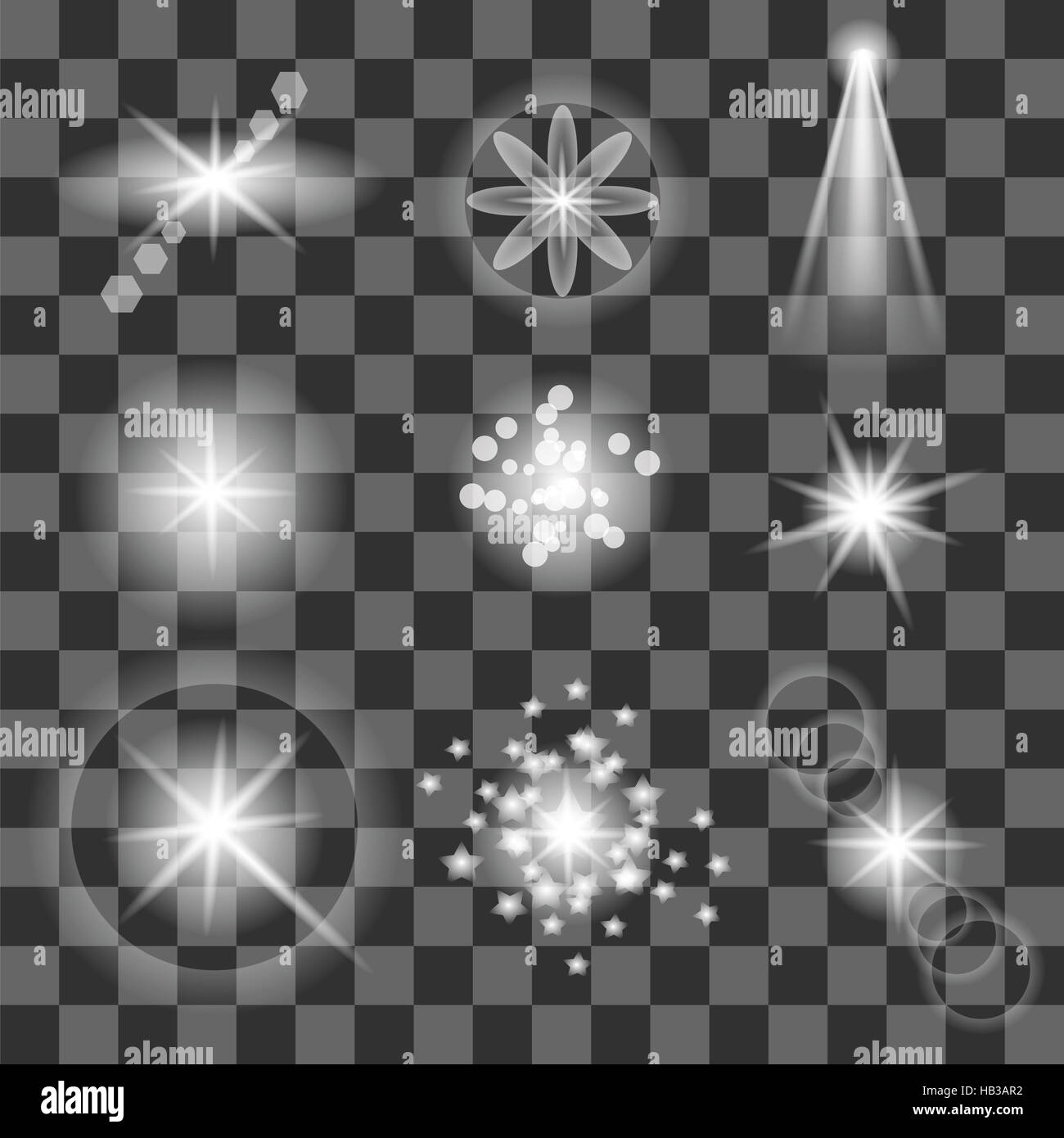 Collection of lights Black and White Stock Photos & Images - Alamy