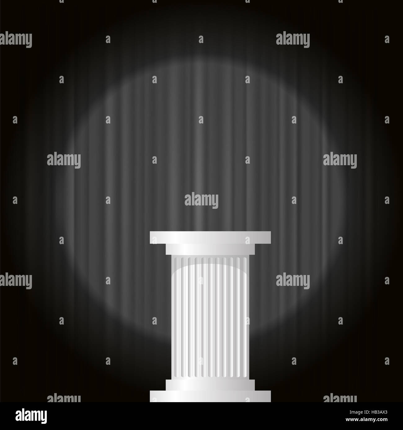 White Marble Greek Column Stock Photo - Alamy