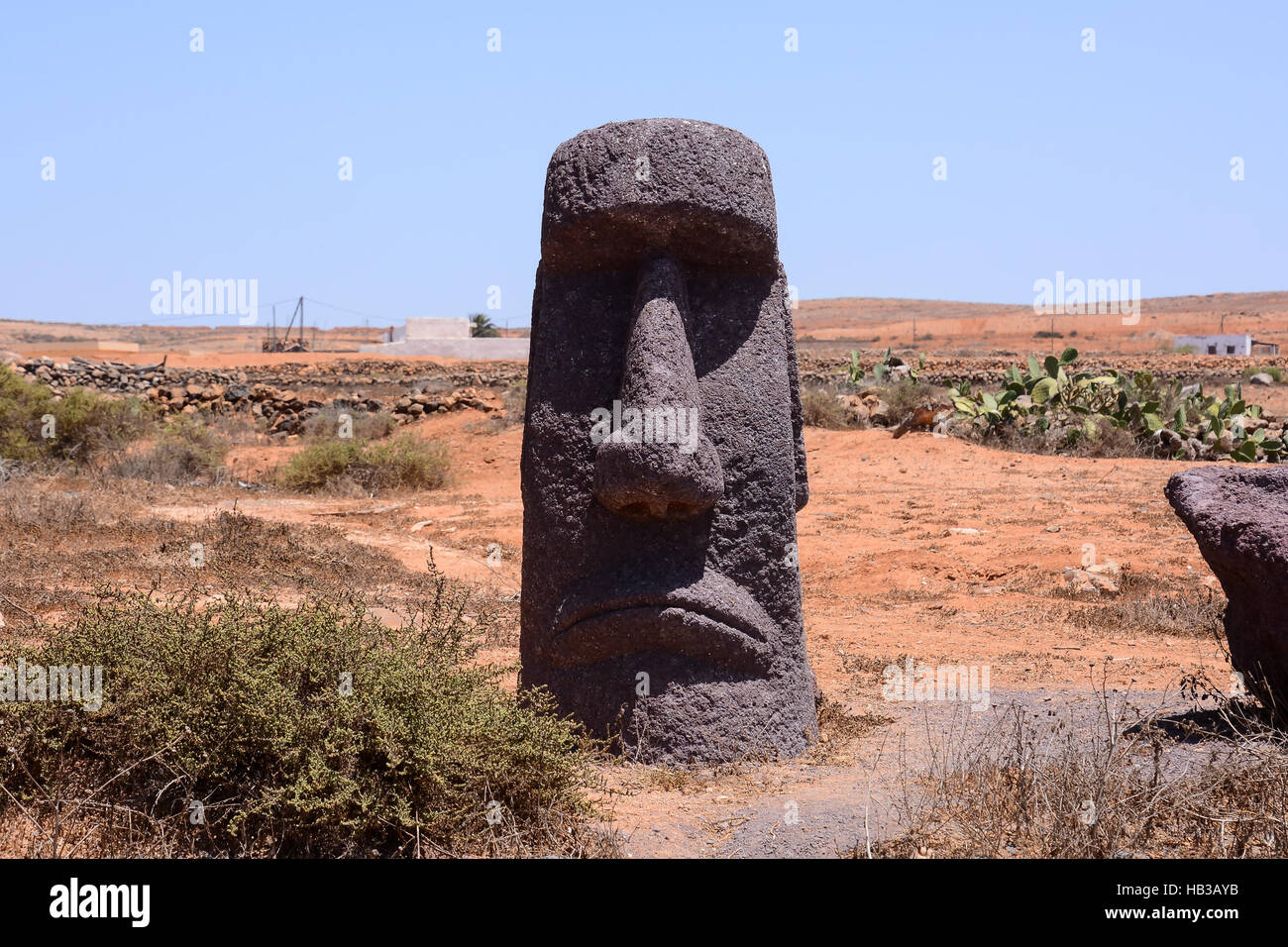 Classic Moai Mask Stock Photo - Alamy