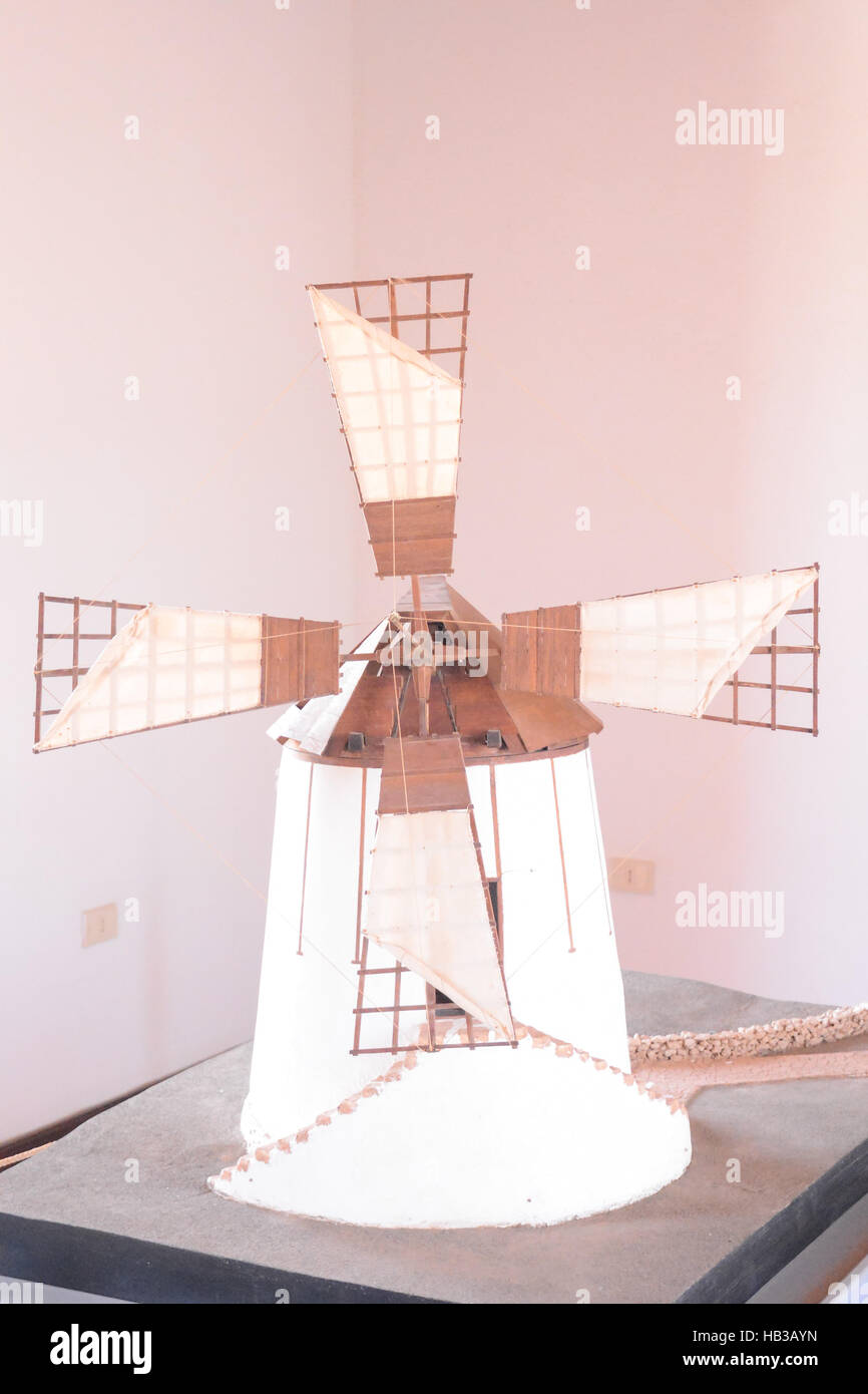 Classic Vintage Windmill Building Stock Photo - Alamy