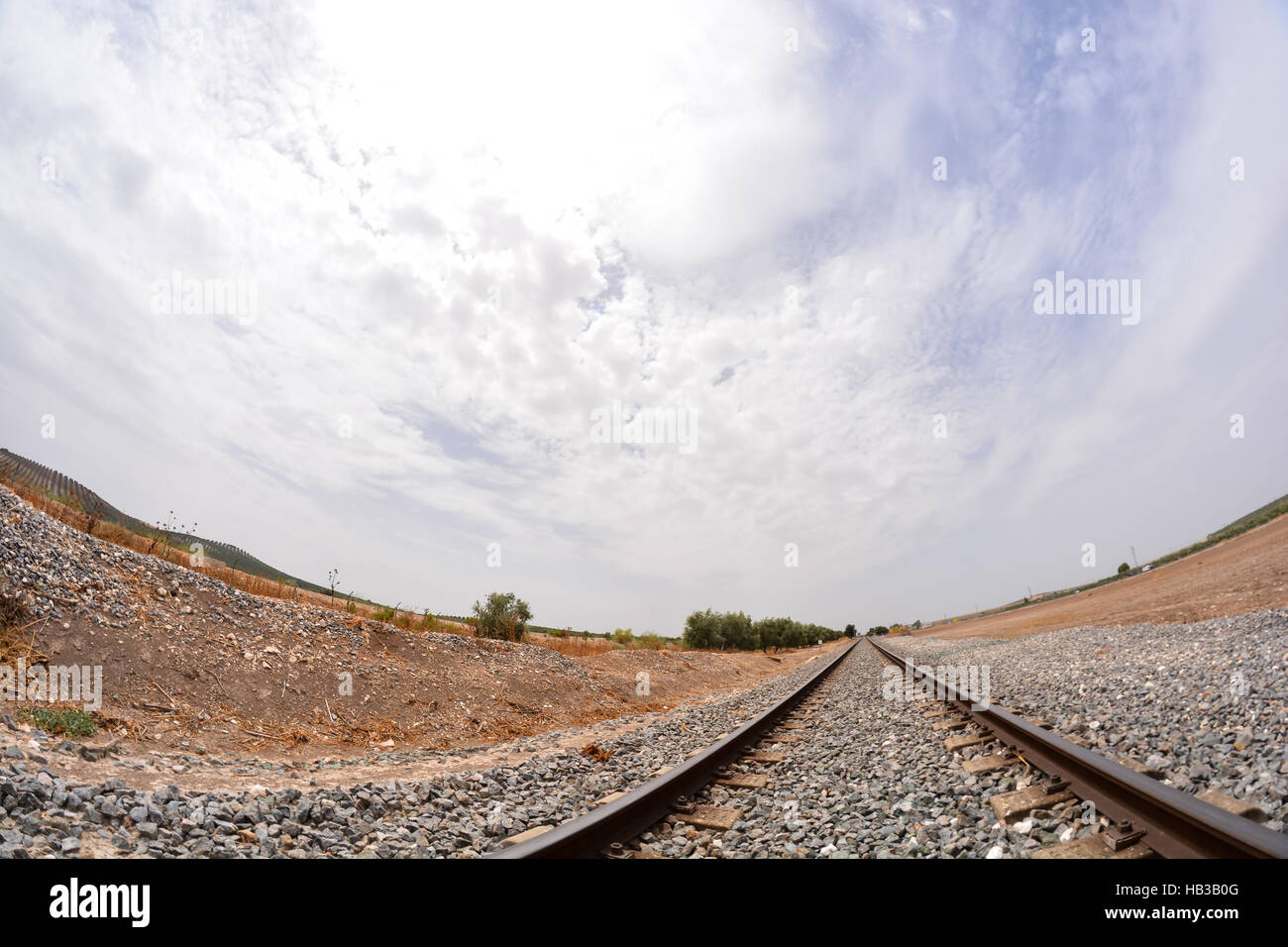 Train Rail Road Stock Photo - Alamy