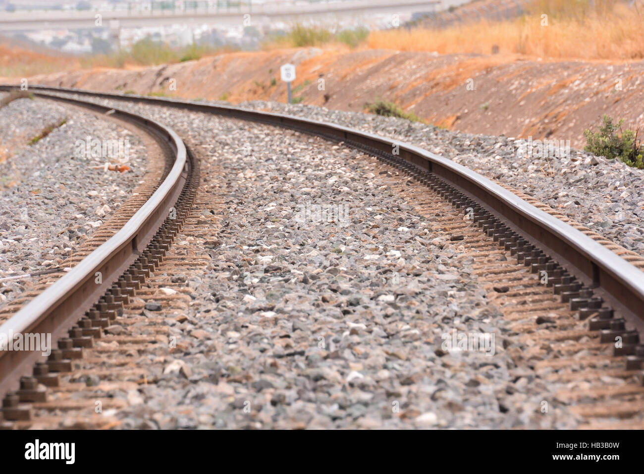 Train Rail Road Stock Photo - Alamy