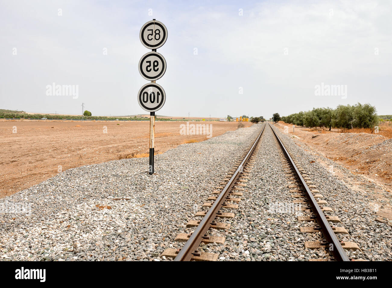 Train Rail Road Stock Photo - Alamy