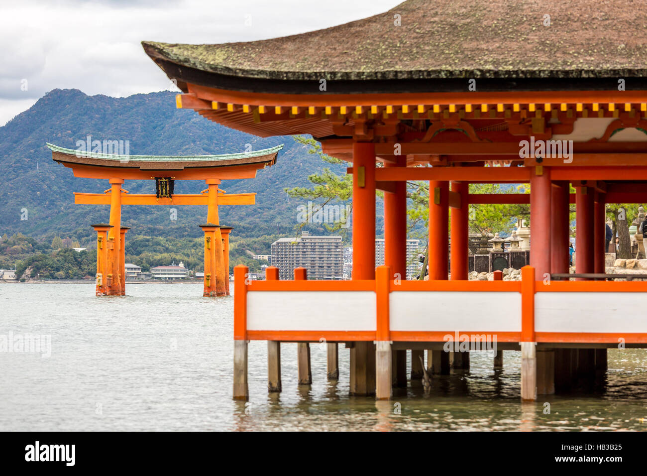 floating torii Miyajima Hiroshima Stock Photo - Alamy