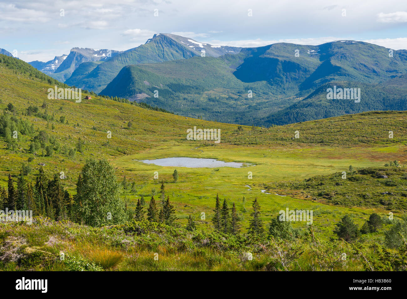 Mountain Landscape, Volda (Norway Stock Photo - Alamy
