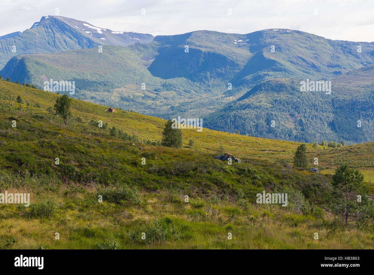 Mountain Landscape, Volda (Norway Stock Photo - Alamy